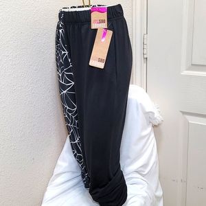 shosho | Pants & Jumpsuits | Shosho Spider Web And Black Joggers | Poshmark